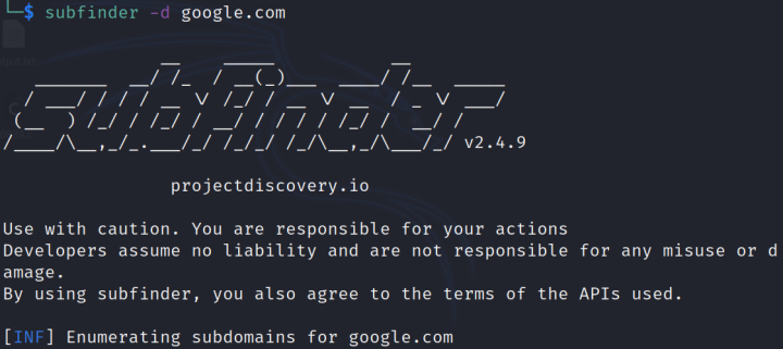 Subfinder: Subdomain enumeration tool – Secuneus Tech | Learn Cyber Security